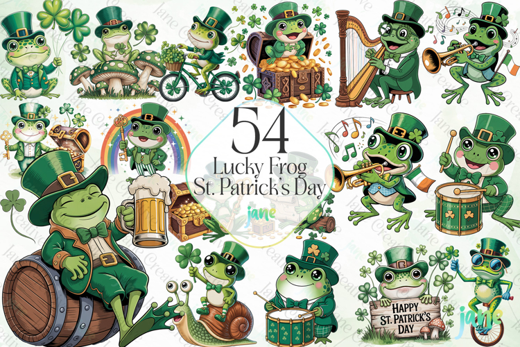 Lucky Frog St. Patrick's Day
