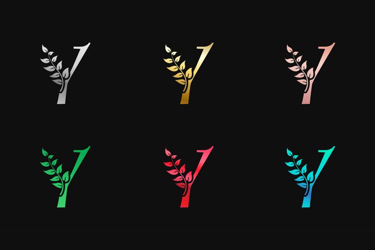 Letter Y with multi colors letter mark logos (2789938)