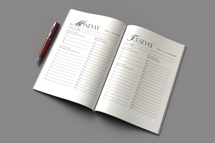 Kdp Notebook Pages Mockup 6x9 Inch PSD And JPG