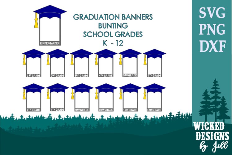 Banner GRADUATION PHOTO GRADES K - 12 Set 01 BUNTING