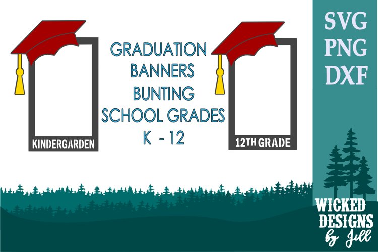 Banner GRADUATION PHOTO GRADES K - 12 Set 02 BUNTING