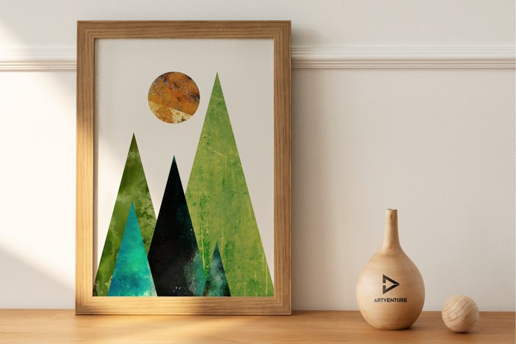 Nordic mountains Wall art / Scandinavian Wall Art (2233387)