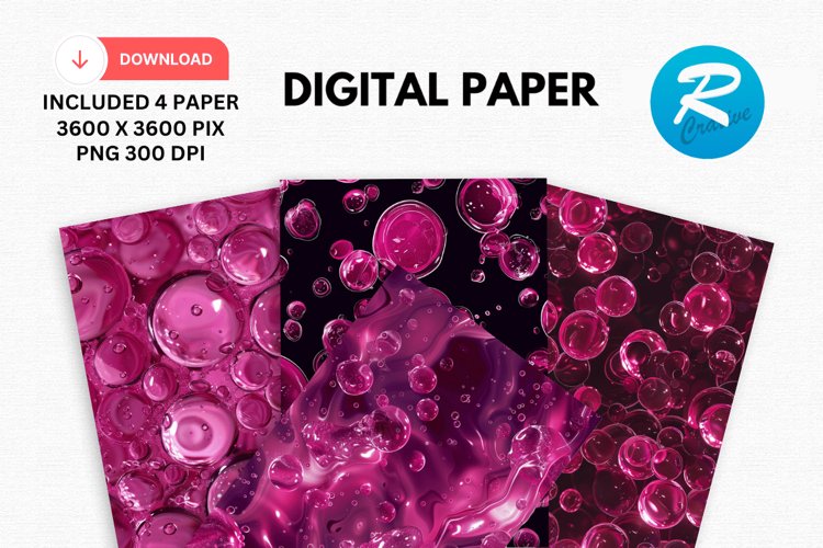 Magenta Digital Paper, Magenta Background