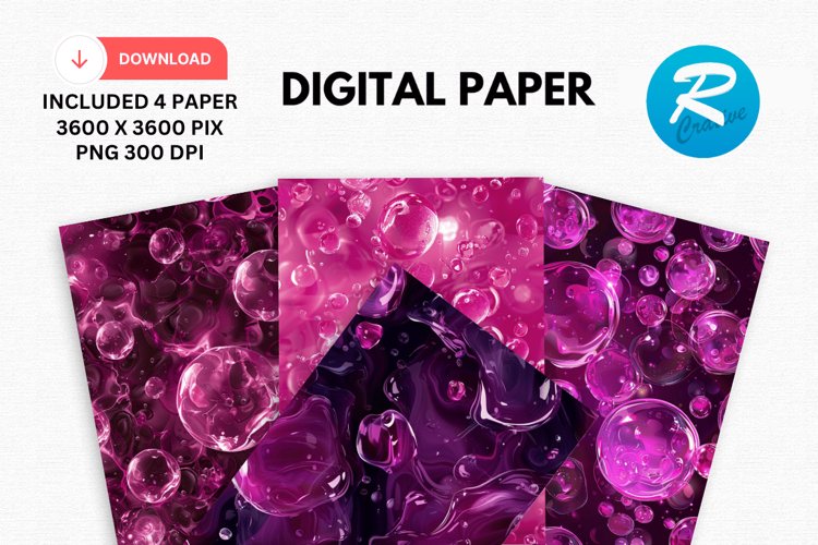 Magenta Digital Paper, Magenta Background