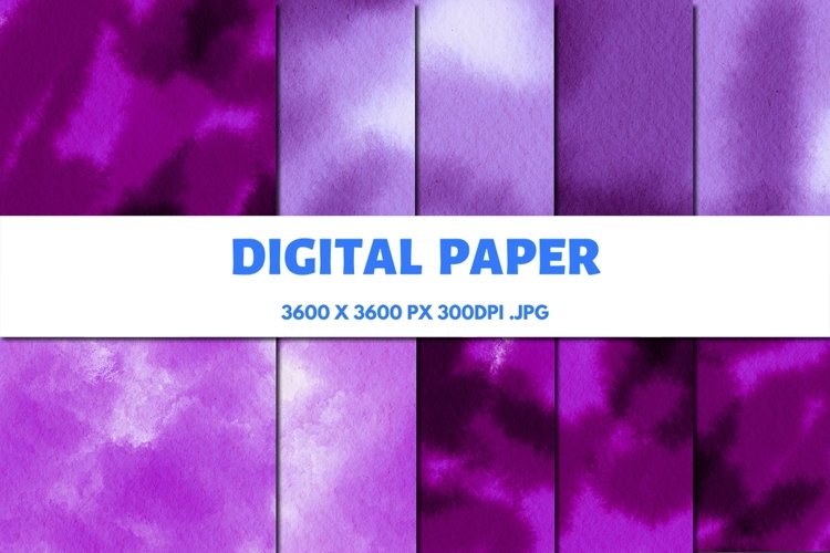 Magenta Watercolor 2 Digital Papers