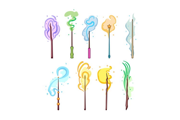 magic stick set cartoon (6566824)