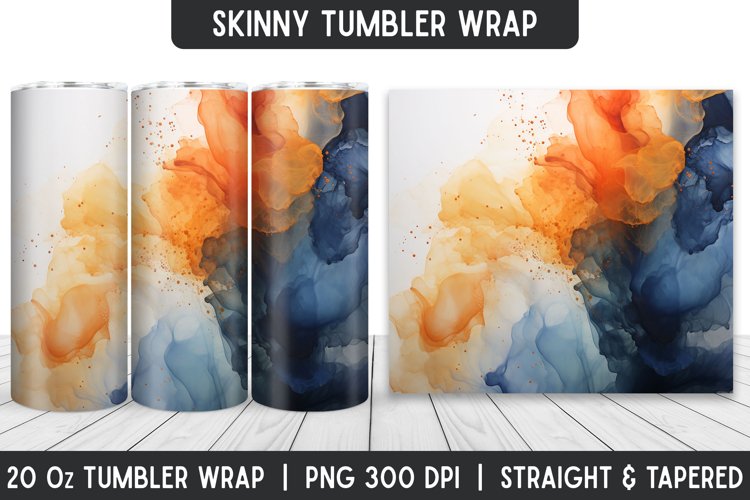 Watercolor Tumbler Sublimation Wrap | Sublimation (2906080)