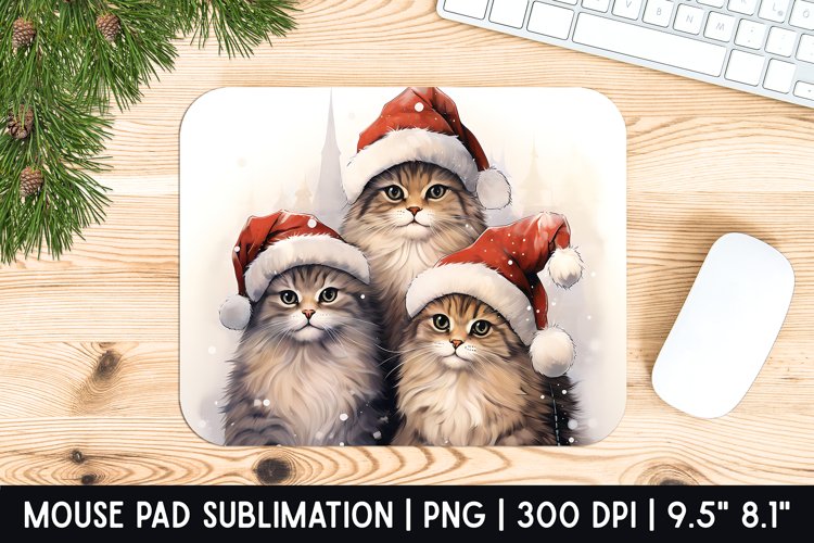 Cute Cats Mouse Pad Sublimation Designs | Mouse (3087363)