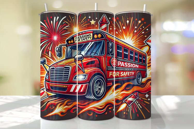 Passion for Safety Tumbler Wrap | Sublimation | Tumblers