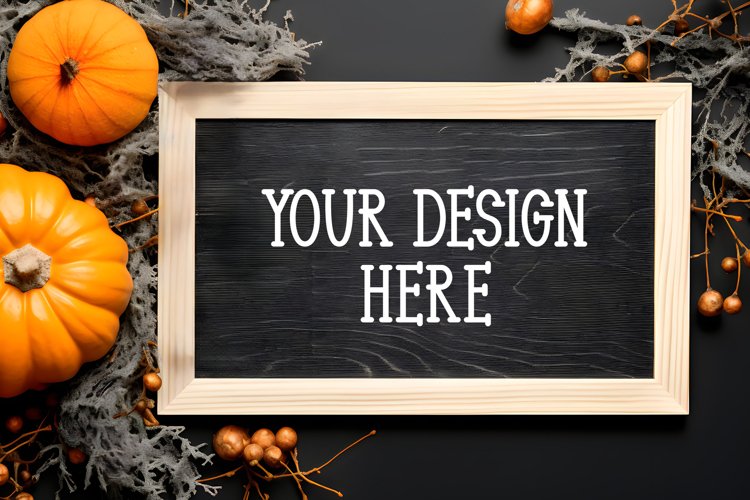 Halloween Frame Mockup | Mockup| PSD smart object (2738819)