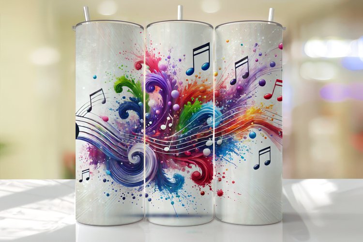 Music Tumbler Wrap | Sublimation | Tumblers (4896719)