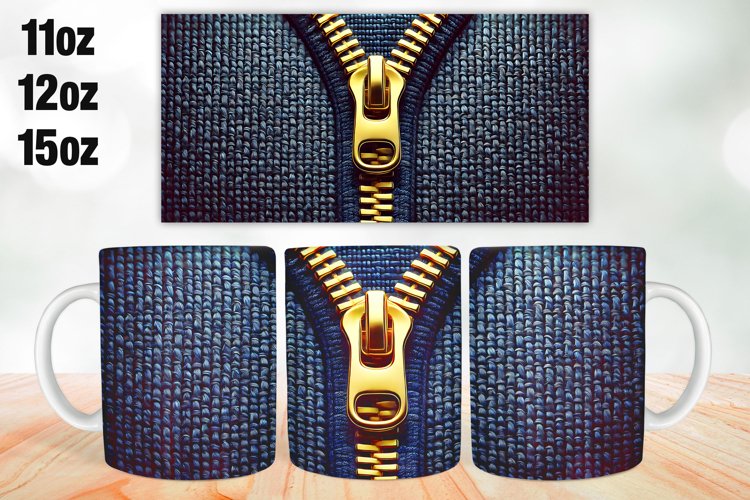 Zip Mug Wrap Sublimation 11oz, 12oz, 15oz (5121415)