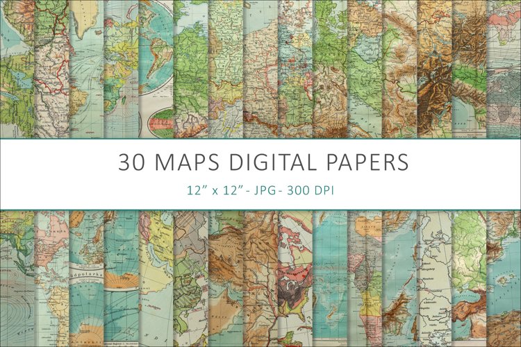 Maps Digital Paper (1962076)