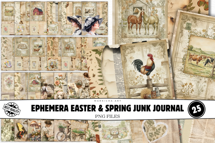 Ephemera Easter & Spring Junk Journal