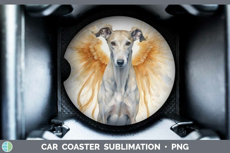 Memorial Greyhound Car Coaster Sublimation Coaster Designs