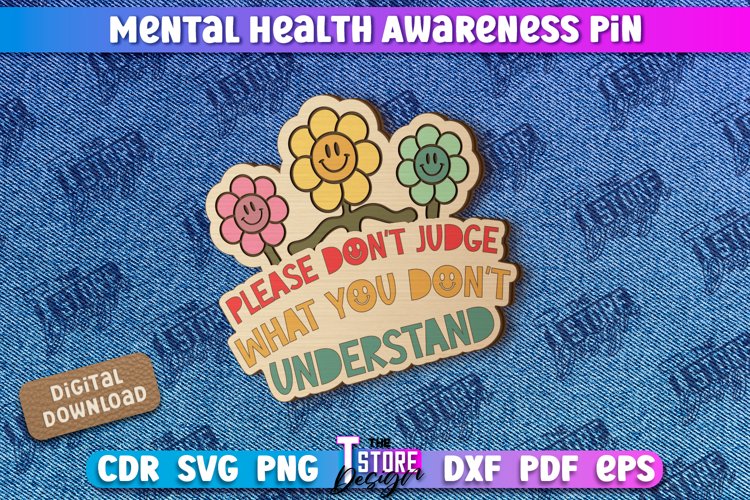 Mental Health Awareness Pin |Pin Brooch|Self Care| (5152256)