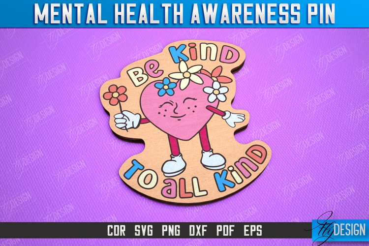 Mental Health Awareness Pin | Pin Brooch | Self (5153406)