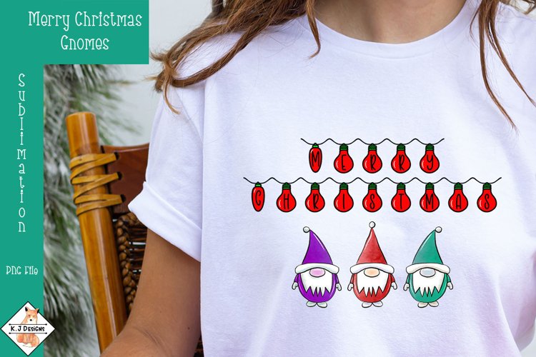 Merry Christmas Gnomes | Christmas Clipart