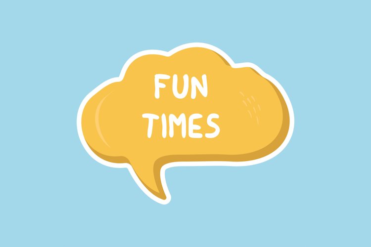 Fun Times Message Stickers, Enhancing (3998911)
