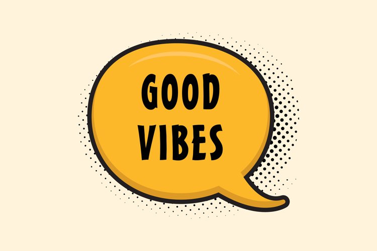 Good Vibes Message Stickers, Enhancing (3999164)