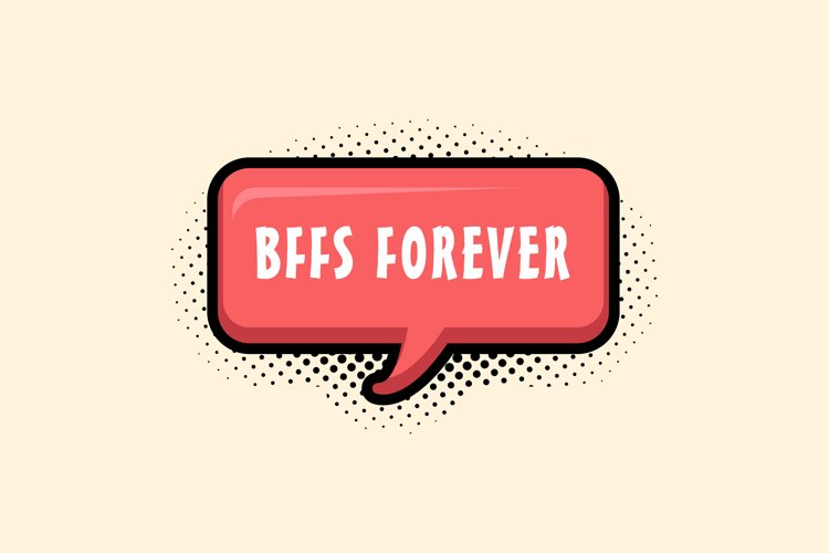 Bffs Forever Message Stickers, Enhancing (3999208)