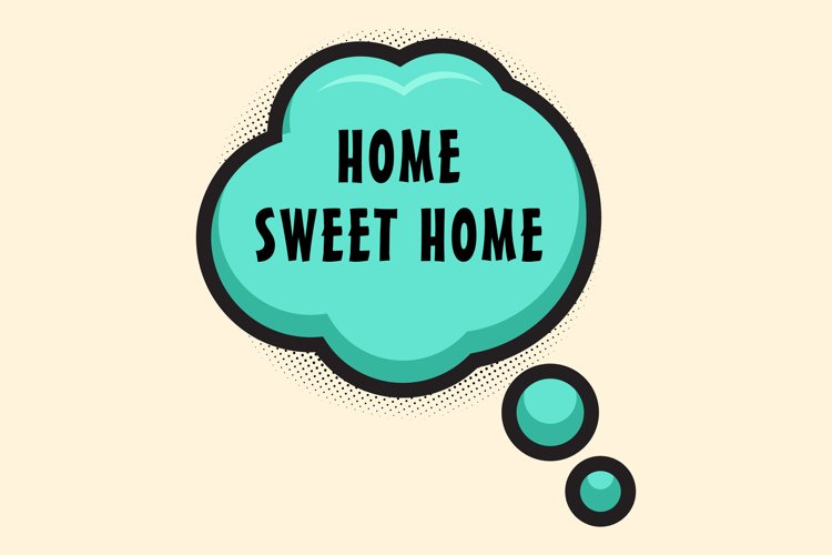 Home Sweet Home Message Stickers, Enhancing (3999269)