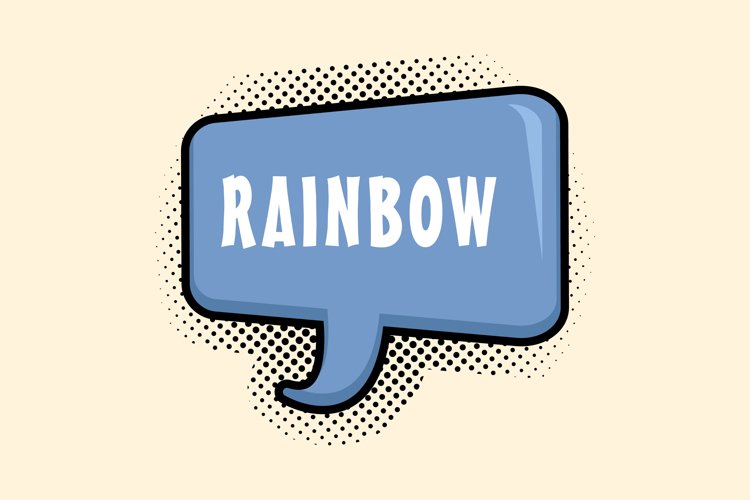 Rainbow Message Stickers, Enhancing Communications (3999342)
