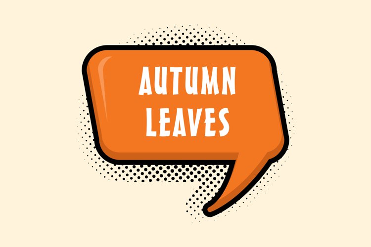 Autumn Leaves Message Stickers, Enhancing (3999350)