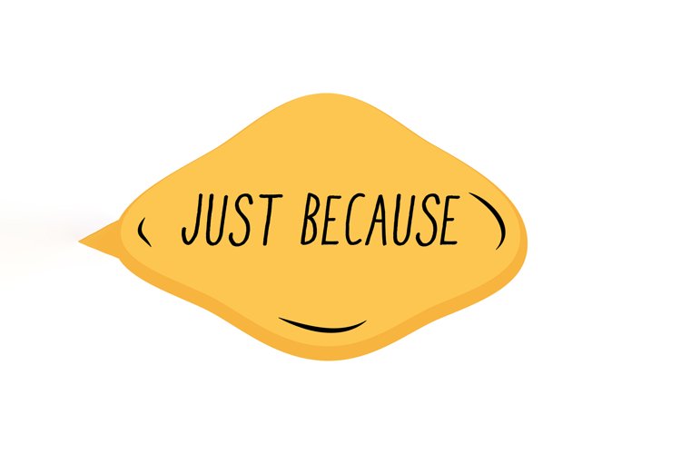 Just because Message Stickers, Enhancing (3999564)