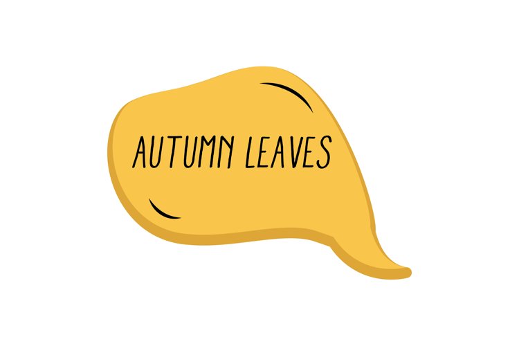 Autumn Leaves Message Stickers, Enhancing (3999821)