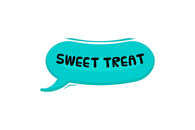 Sweet Treat Message Stickers, Enhancing (4000517)