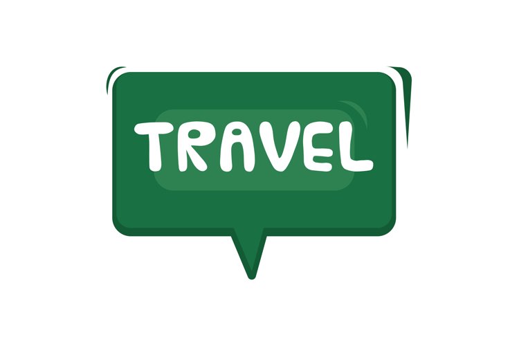 Travel Message Stickers, Enhancing Communications (4000521)