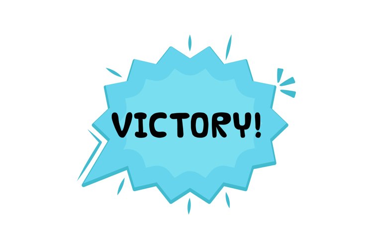 Victory! Message Stickers, Enhancing (4000538)