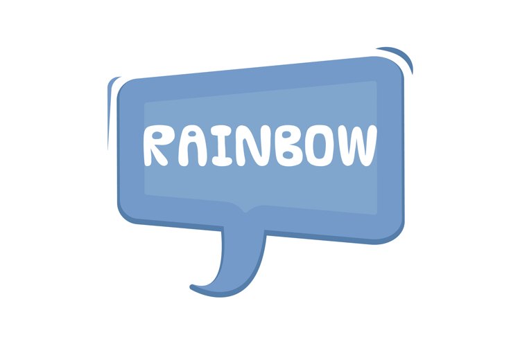 Rainbow Message Stickers, Enhancing Communications (4000594)