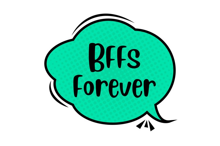 BFFs Forever Message Stickers, Enhancing (4000843)