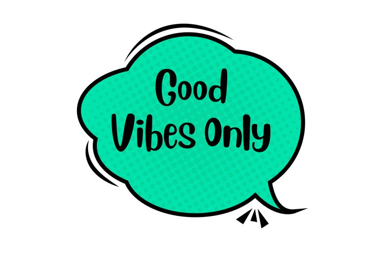Good Vibes Only Message Stickers, Enhancing (4001104)