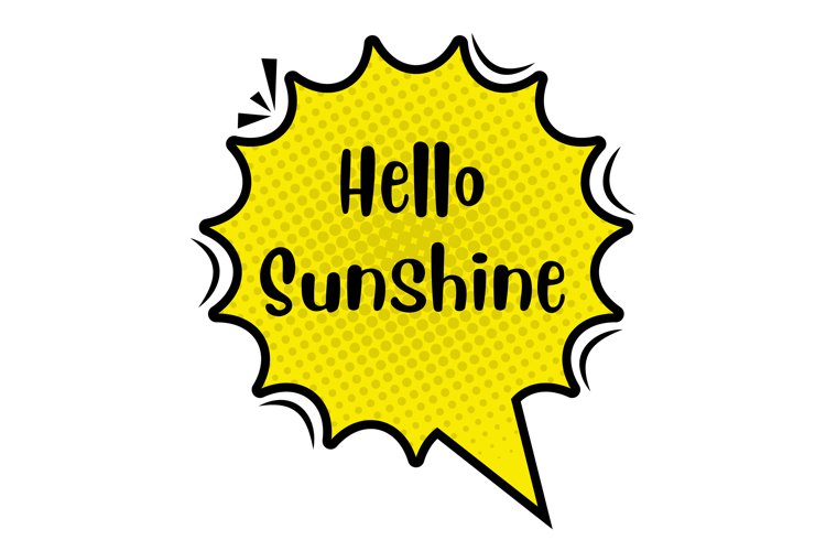 Hello Sunshine Message Stickers, Enhancing (4001116)