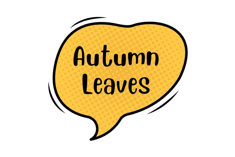 Autumn Leaves Message Stickers, Enhancing (4001183)