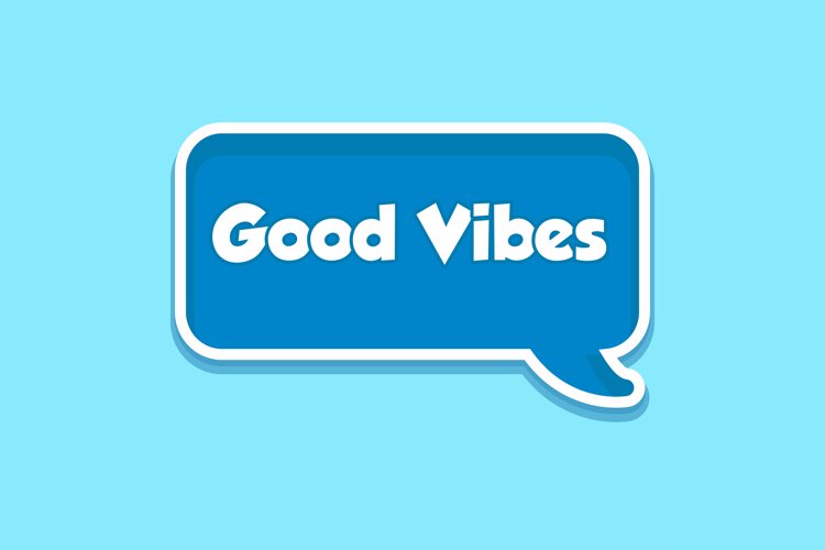 Good Vibes Message Stickers, Enhancing (4001339)
