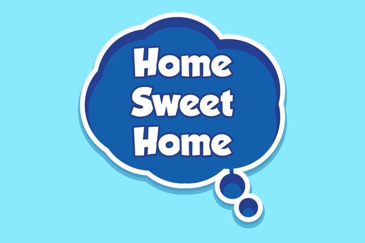 Home Sweet Home Message Stickers, Enhancing (4001609)