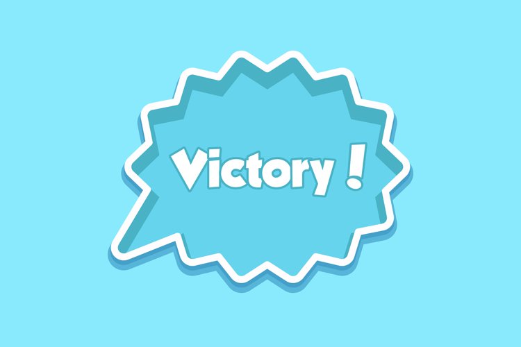 Victory! Message Stickers, Enhancing (4001619)