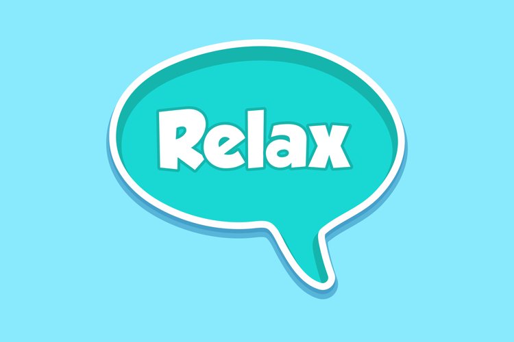 Relax Message Stickers, Enhancing Communication (4001620)