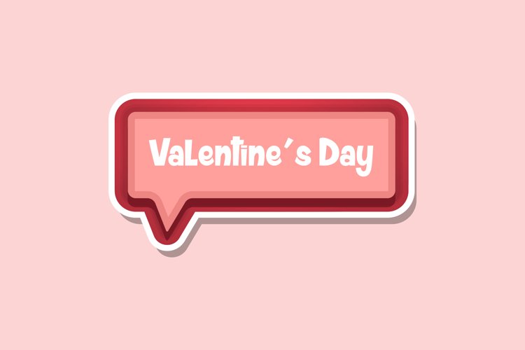 Valentine's Day Message Stickers, Enhancing (4001935)