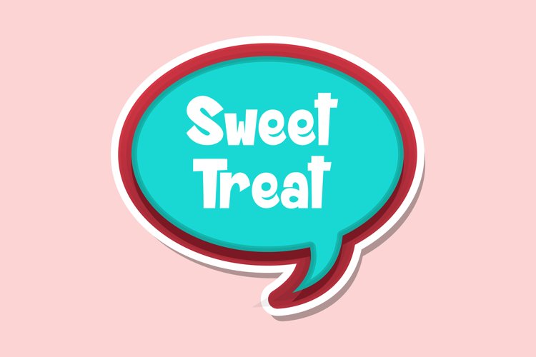 Sweet Treat Message Stickers, Enhancing (4002007)