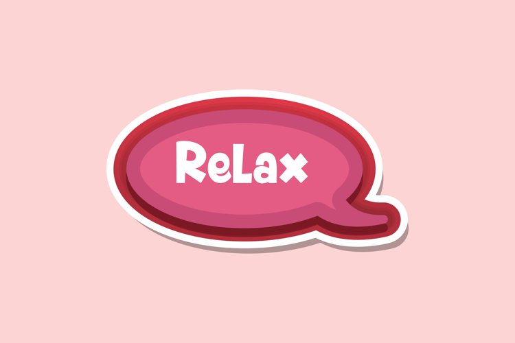 Relax Message Stickers, Enhancing Communication (4002073)