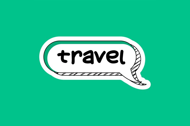 Travel Message Stickers, Enhancing Communications (4006359)