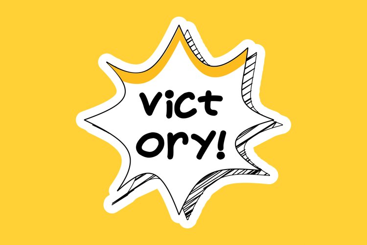 Victory! Message Stickers, Enhancing (4006457)