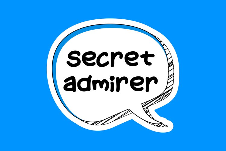 Secret Admirer Message Stickers, Enhancing (4006461)