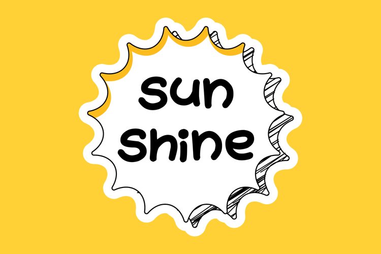 Sunshine Message Stickers, Enhancing (4006482)