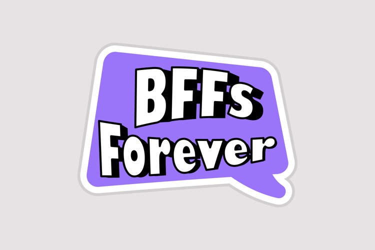 BFFs Forever Message Stickers, Enhancing (4006649)